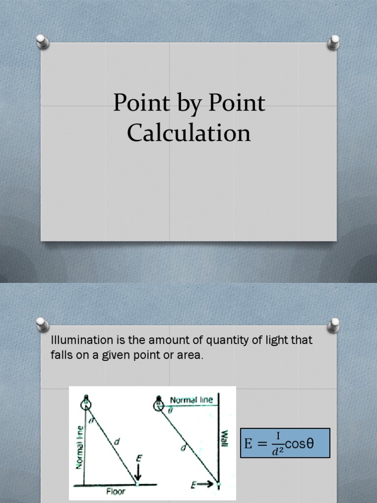 Point by Point Calculation | PDF | Lighting | Electromagnetic Spectrum
