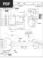 Fender Jazz Bass Templates | PDF | Bass Guitar | Chordophones