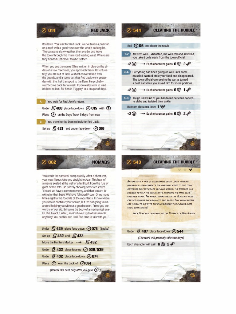 Cards - Errata 2.1 | PDF