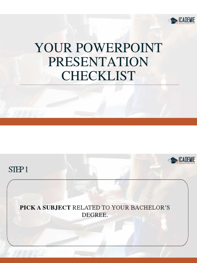 Your PowerPoint Presentation Checklist - MAJ 08 21 | PDF
