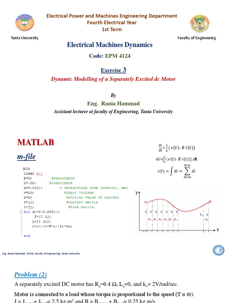 Exercise 3 | PDF | Electric Motor | Electric Generator