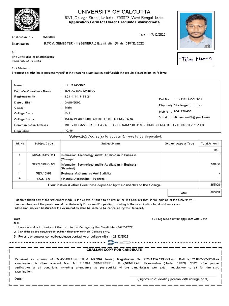 Enrolment - Form - 621 1114 1133 21 - 17 12 2022 - 11 31 | PDF ...