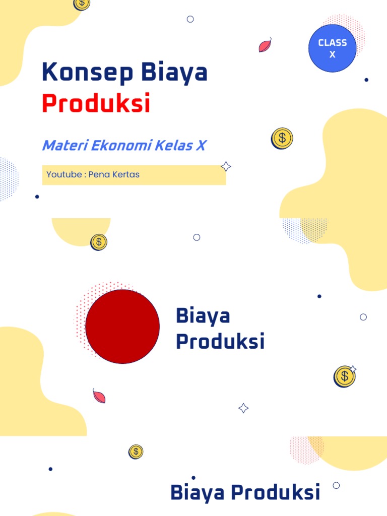 Konsep Biaya Produksi Kelas 10 | PDF