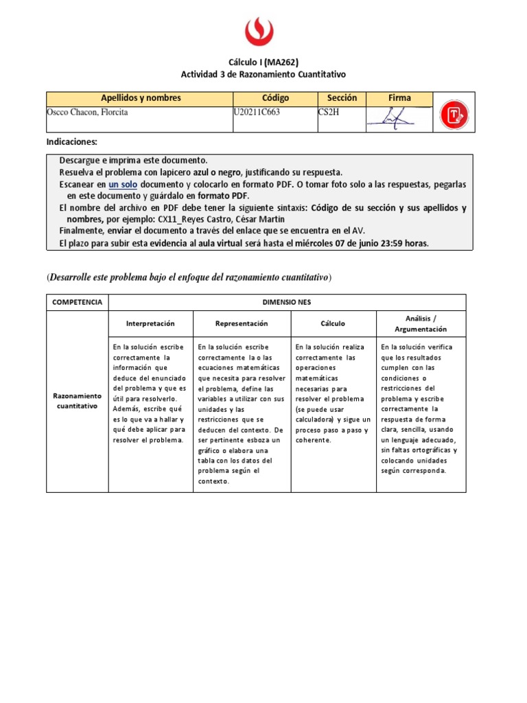 CS2H-Oscco Chacon, FlorcitaRC3 | PDF | Velocidad | Aceleración