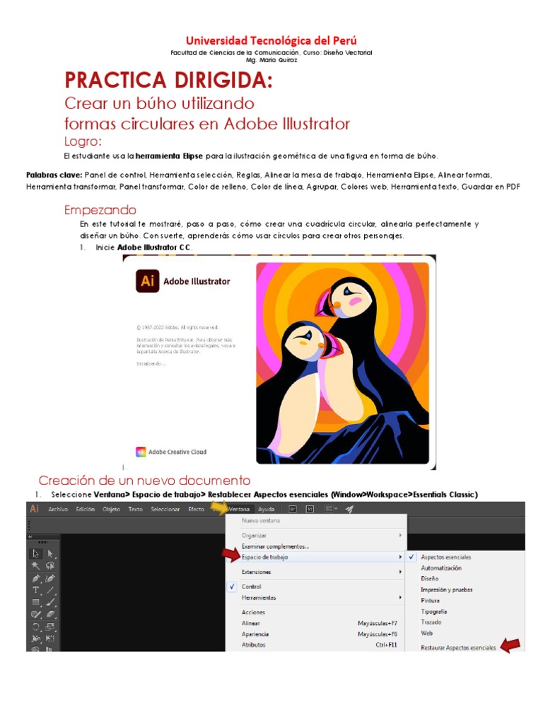 S04.s1b-Material (Practica - Dirigida - Cómo Crear Un Buho) | PDF | Color | Informática