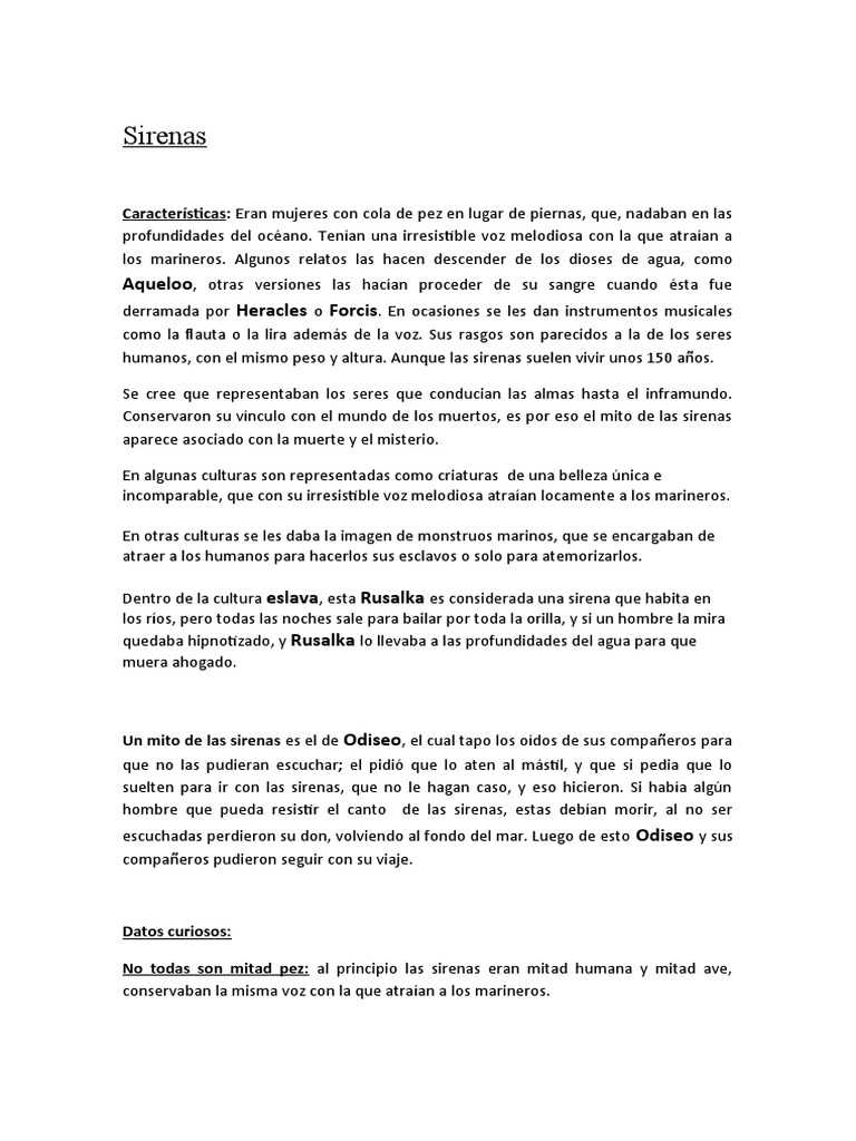 Siren As | PDF | Sirena