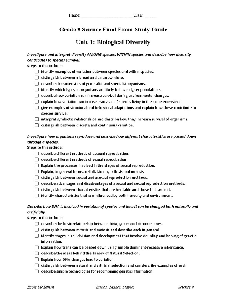 2023 - Science 9 Exam Review | PDF | Chemistry | Chemical Reactions