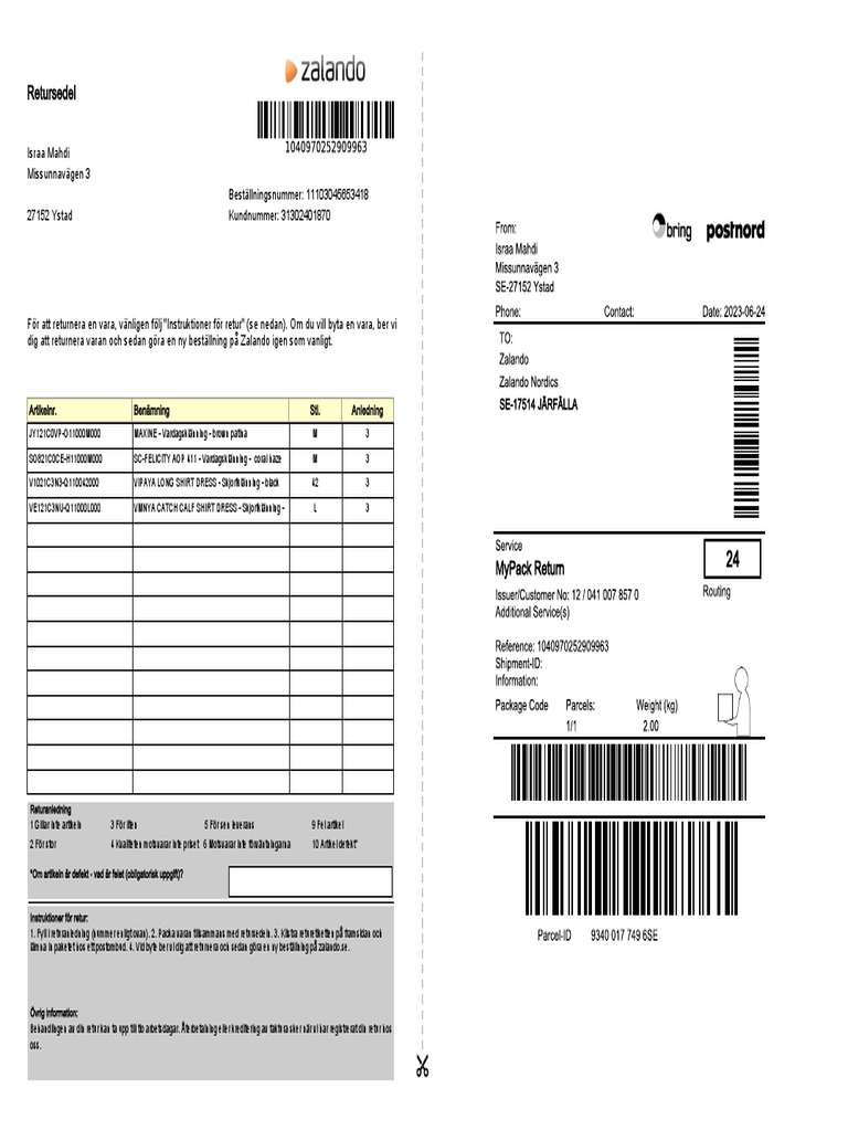 Shipping Label | PDF