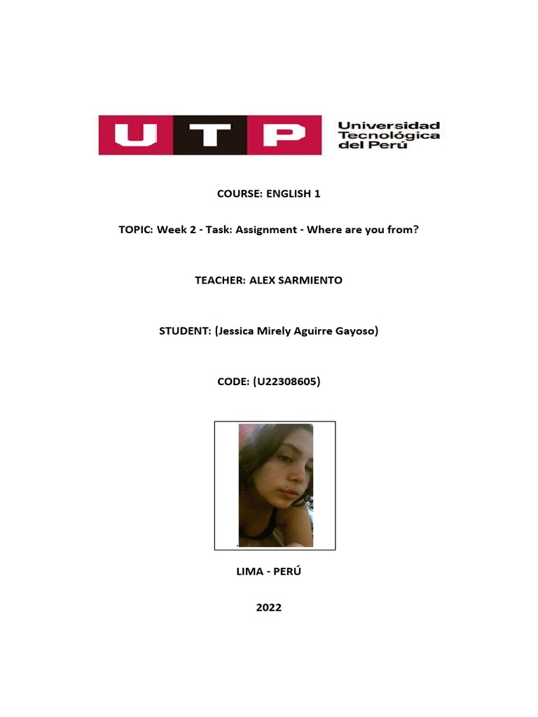 Week 2-Task Assignment | PDF