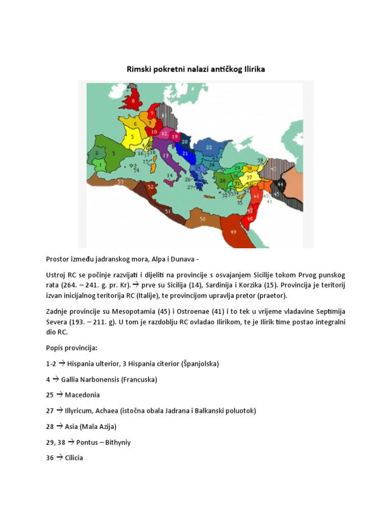 Rimski Pokretni Nalazi Antičkog Ilirika | PDF