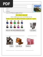 Atividades de Alfabetização POKÉMON | PDF
