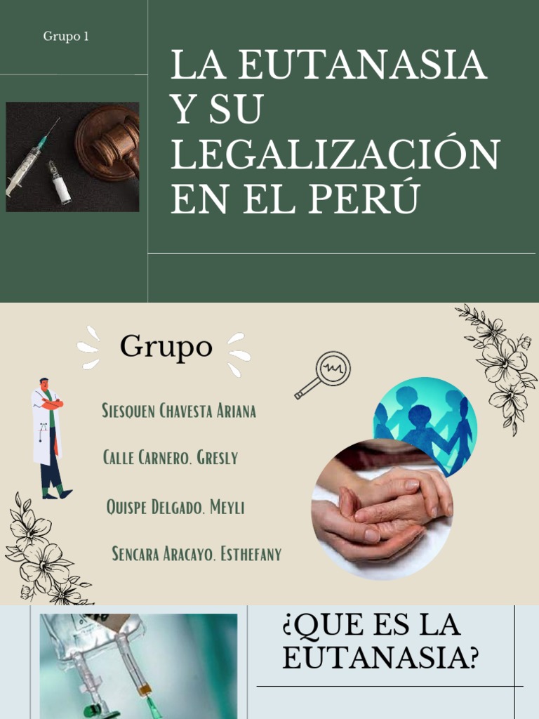 La Eutanasia y Su Legalización en El Perú | PDF