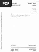 Abnt NBR 13541-2 (Versão 2023) Linga de Cabo de Aço-Utilização e ...