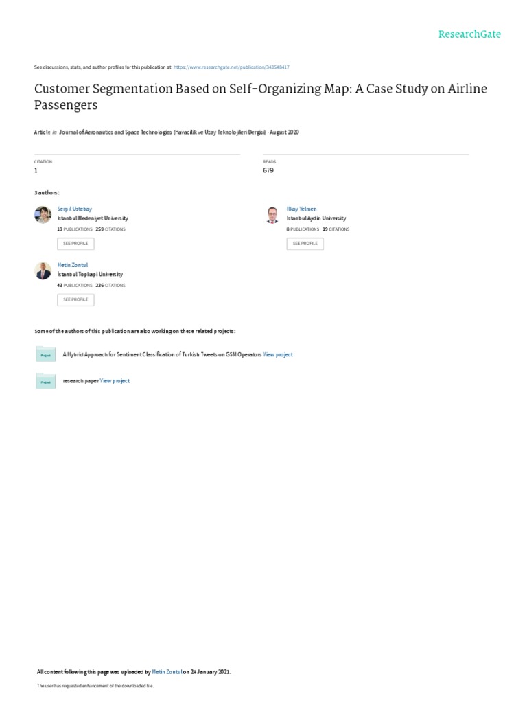 CustomerSegmentationBasedonSelf OrganizingMap 2 | PDF | Market ...
