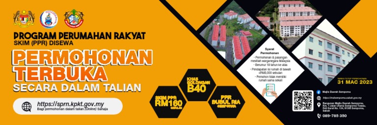 Roll-Up Bunting Program Perumahan Rakyat Banner | PDF