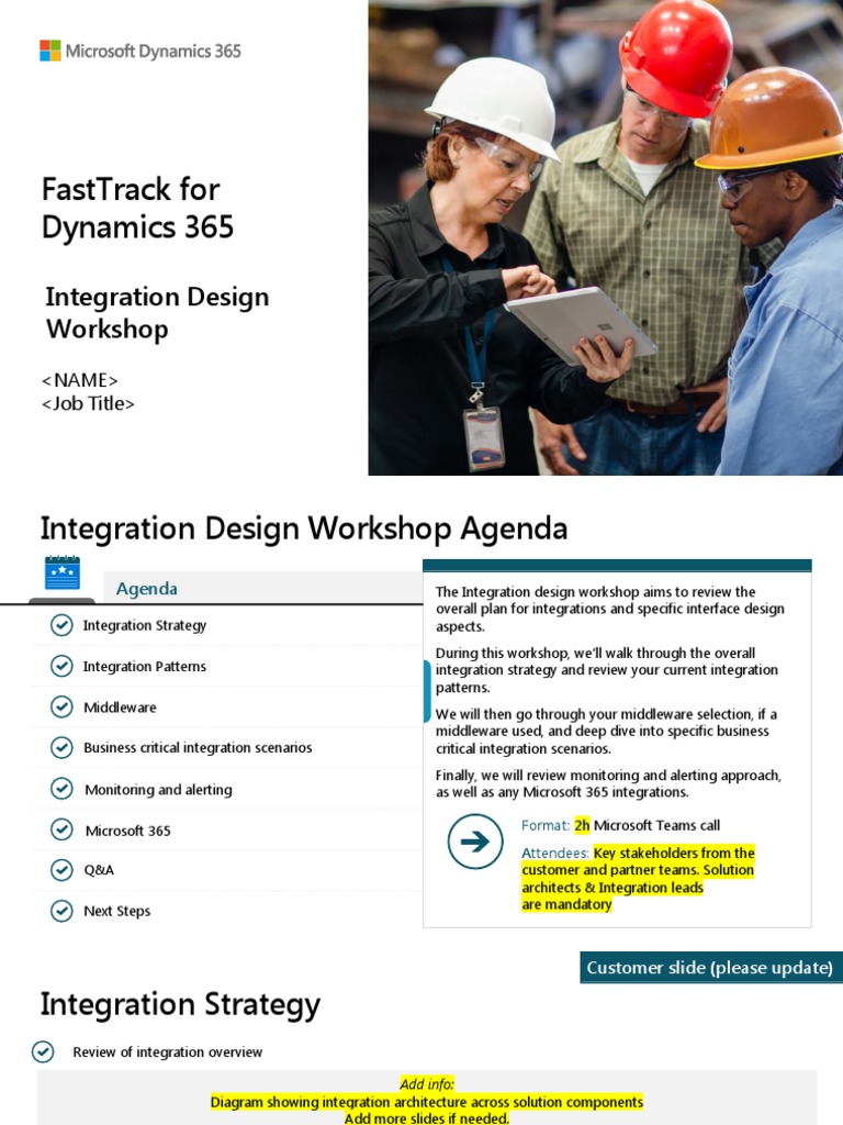 Integration Design Workshop Template | PDF | Computing | Software