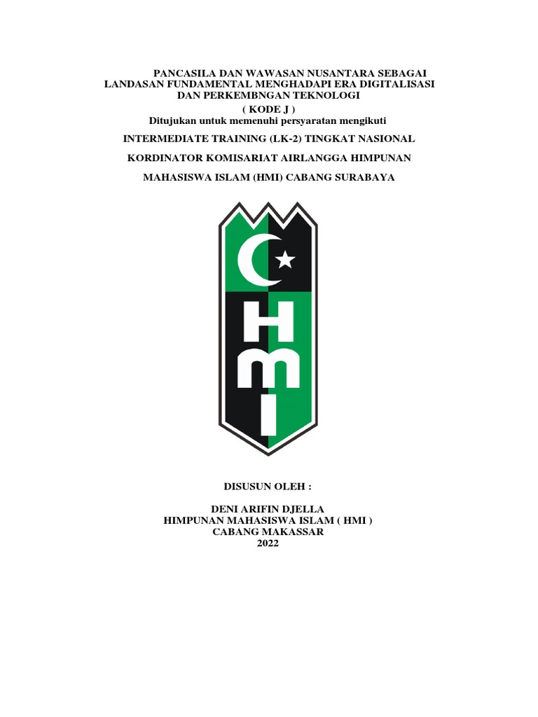 Proposal LK Ii Deni Arifin Djella | PDF | Indonesia