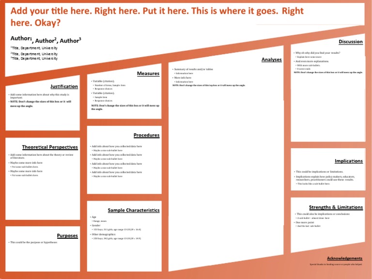 Poster Template | PDF