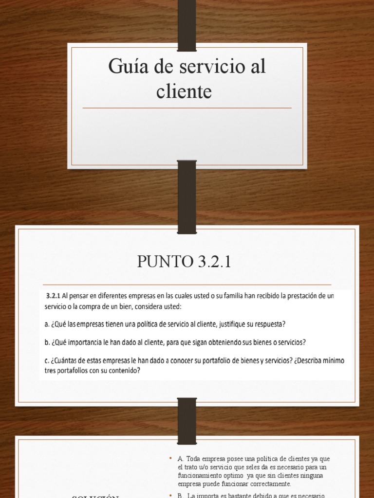 Guía de Servicio Al Cliente | PDF | Servicio al Cliente | Cliente
