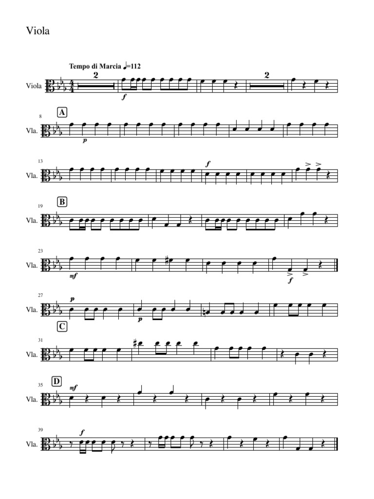 Himno - Nacional - Colombiano CUERDAS 2023-Viola | PDF