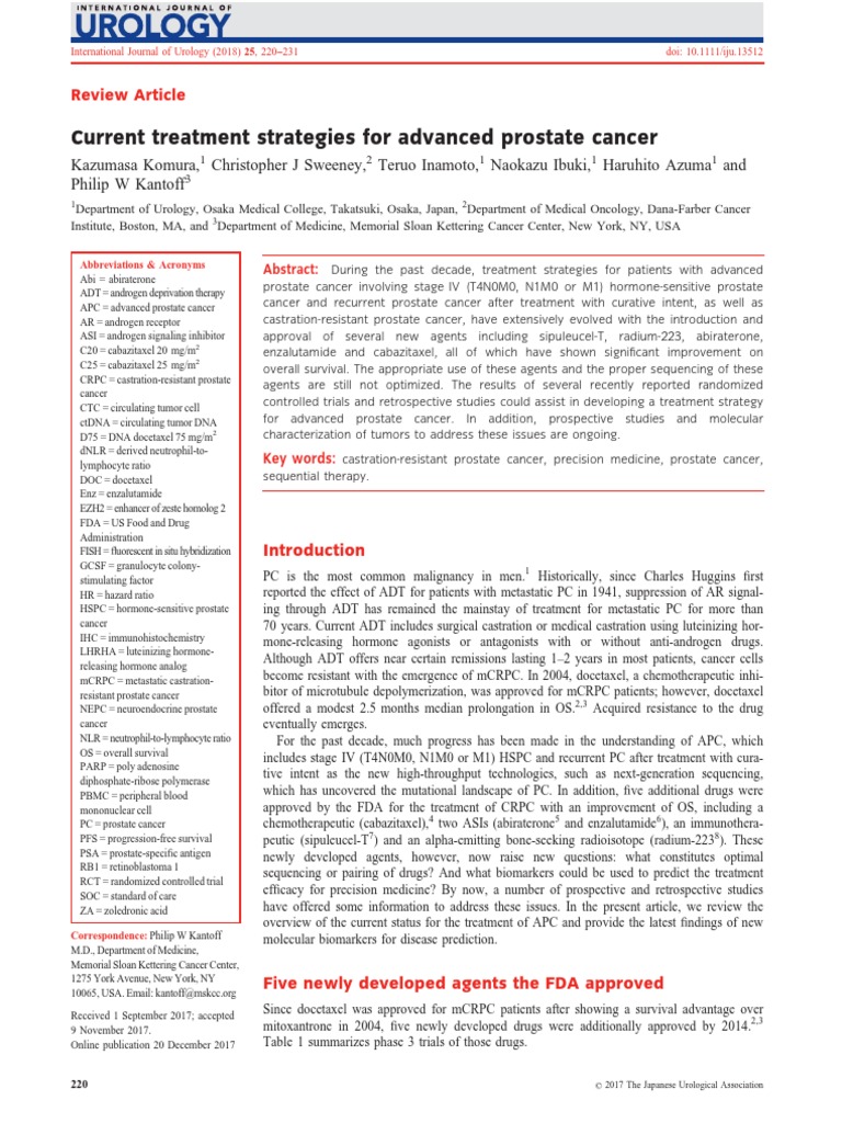 Advanced | PDF | Prostate Cancer | Biomarker