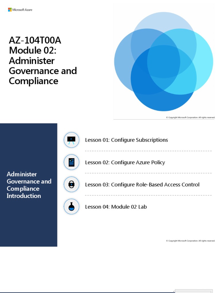AZ 104T00A ENU PowerPoint - 02 | PDF | Microsoft Azure | Cloud Computing