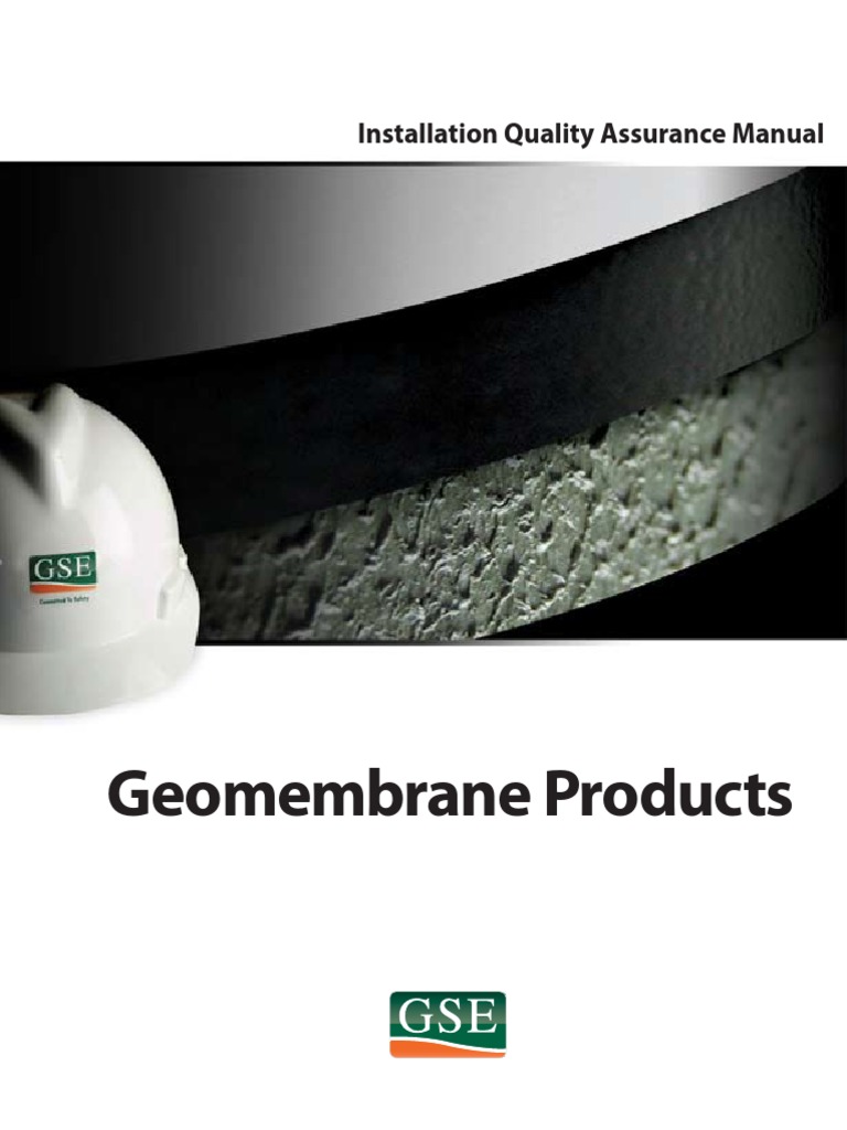 GSE Installation Quality Assurance Manual | PDF | Leak | Welding