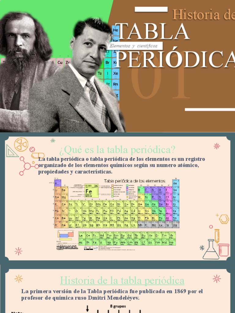 historia de la tabla periodica | PDF
