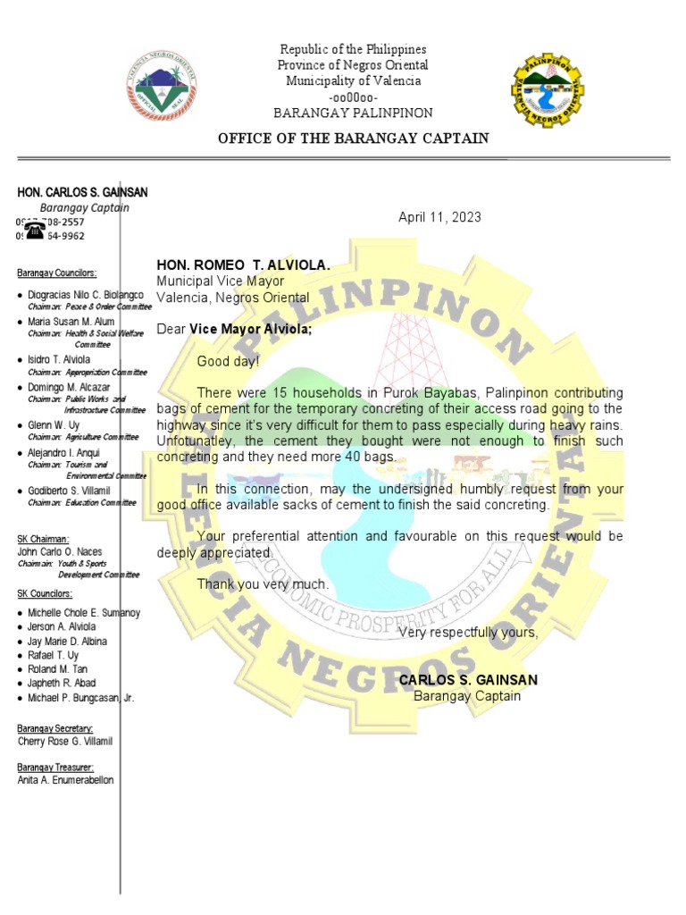 Request Cement | PDF