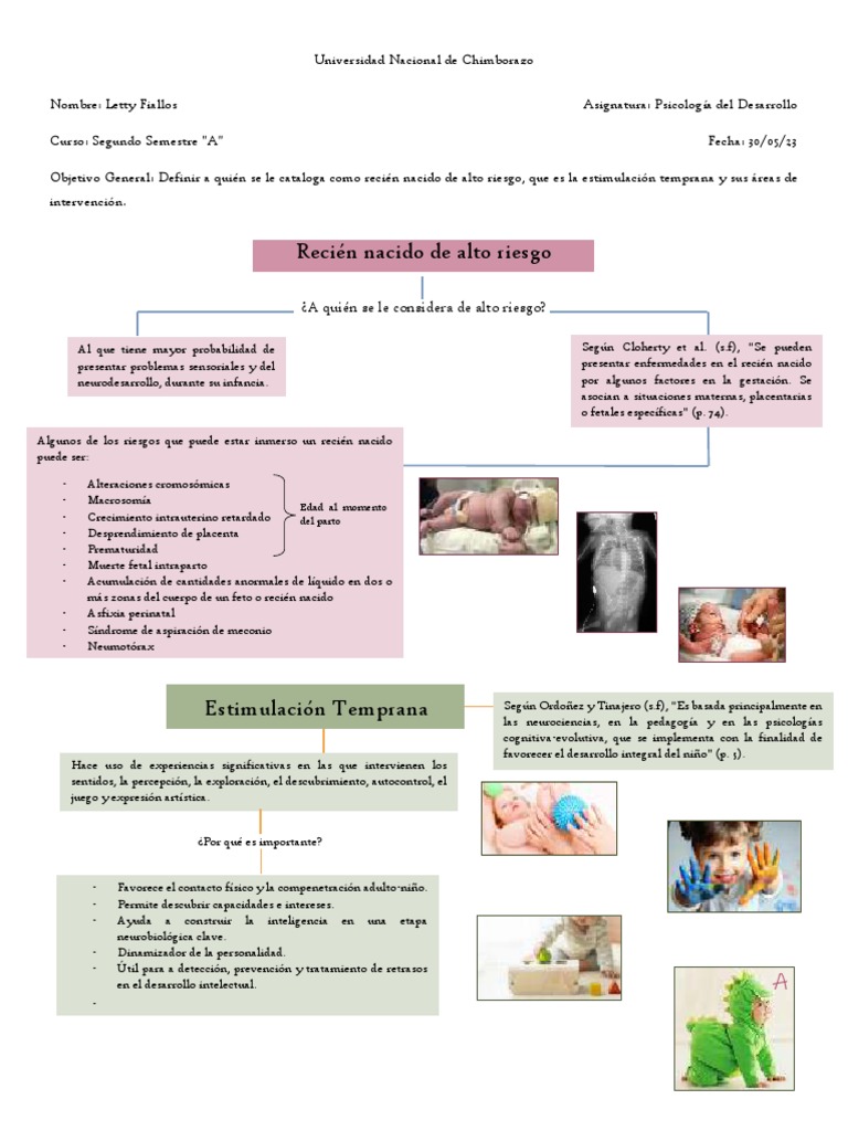 Recién nacido de alto riesgo y estimulación temprana (1) | PDF | Parto | Parto prematuro