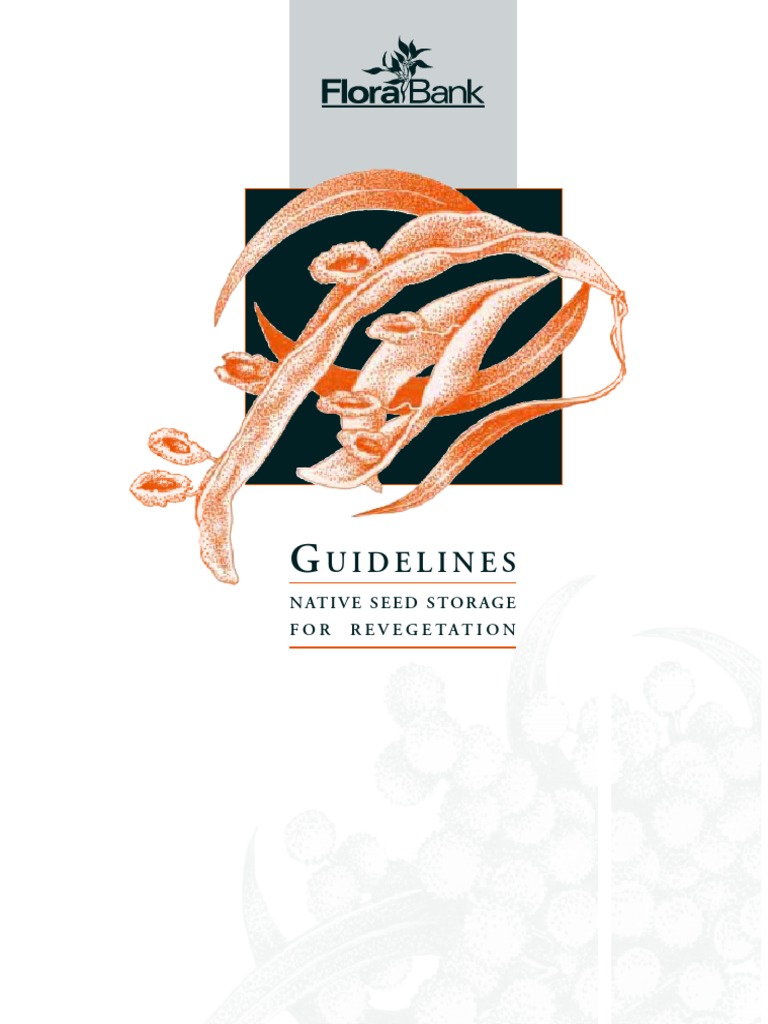FLORABANK-GUIDELINES_native-seed-storage | PDF | Refrigerator | Seed