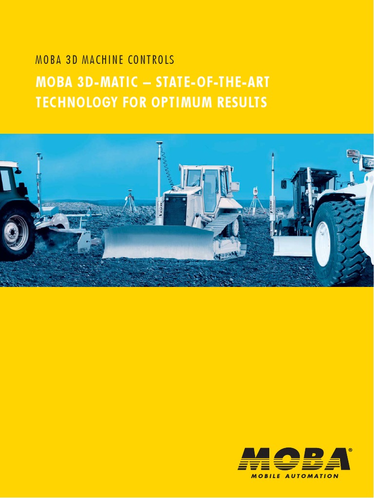 MOBA 3D-Matic: Advanced 3D Machine Control | PDF | Global Positioning ...