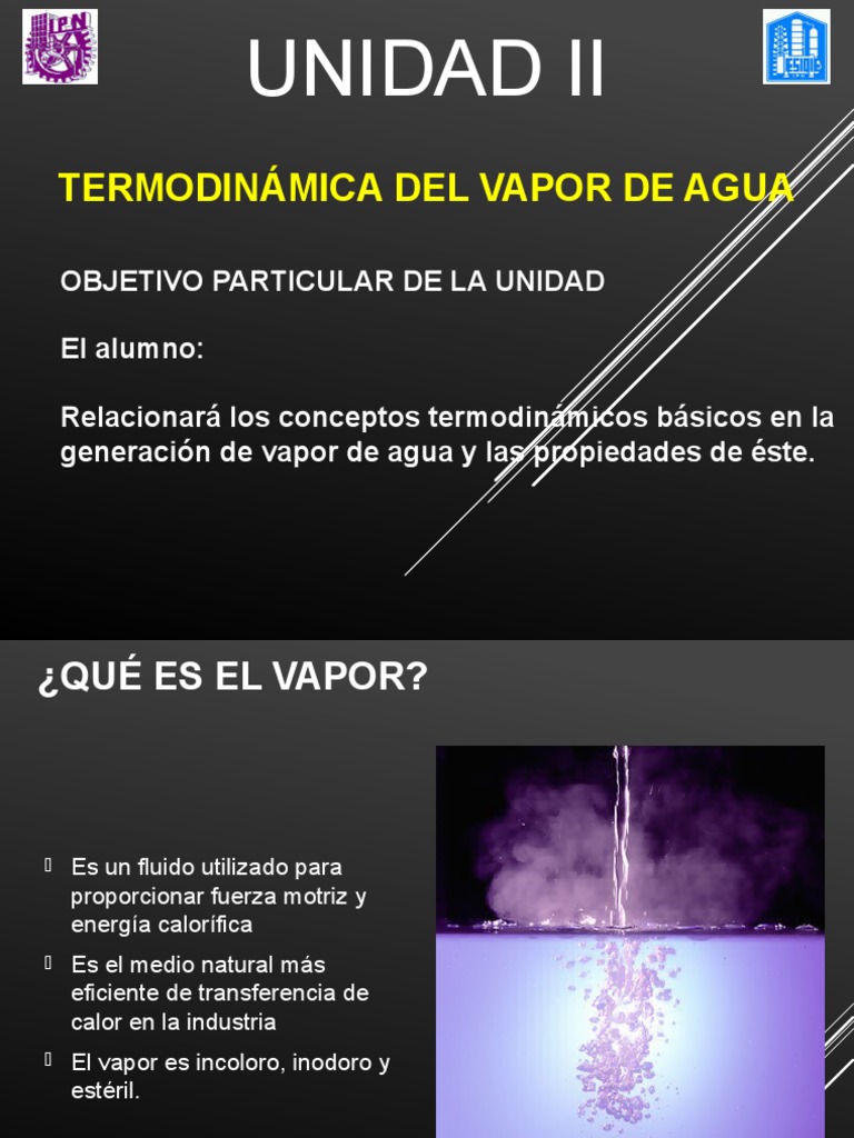 Termodinamica Del Vapor Del Agua | PDF | Vapor | Vapor de agua