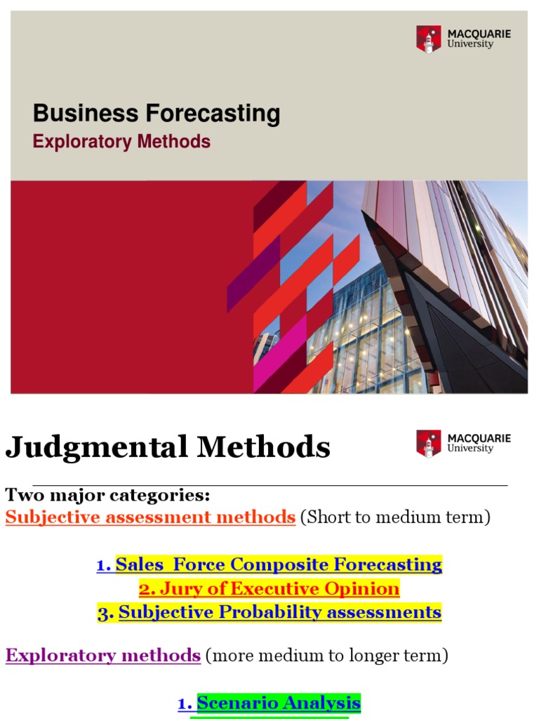 t6r6YI1STMKq MCNUjzCCQ BF C3 W3 Exploratory Methods | PDF | Scenario Planning | Forecasting