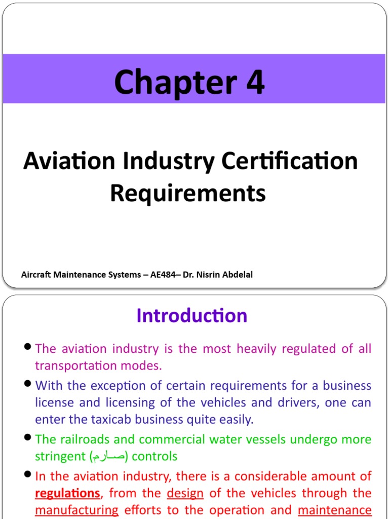 Aircraft Certification Requirements | PDF | Federal Aviation ...