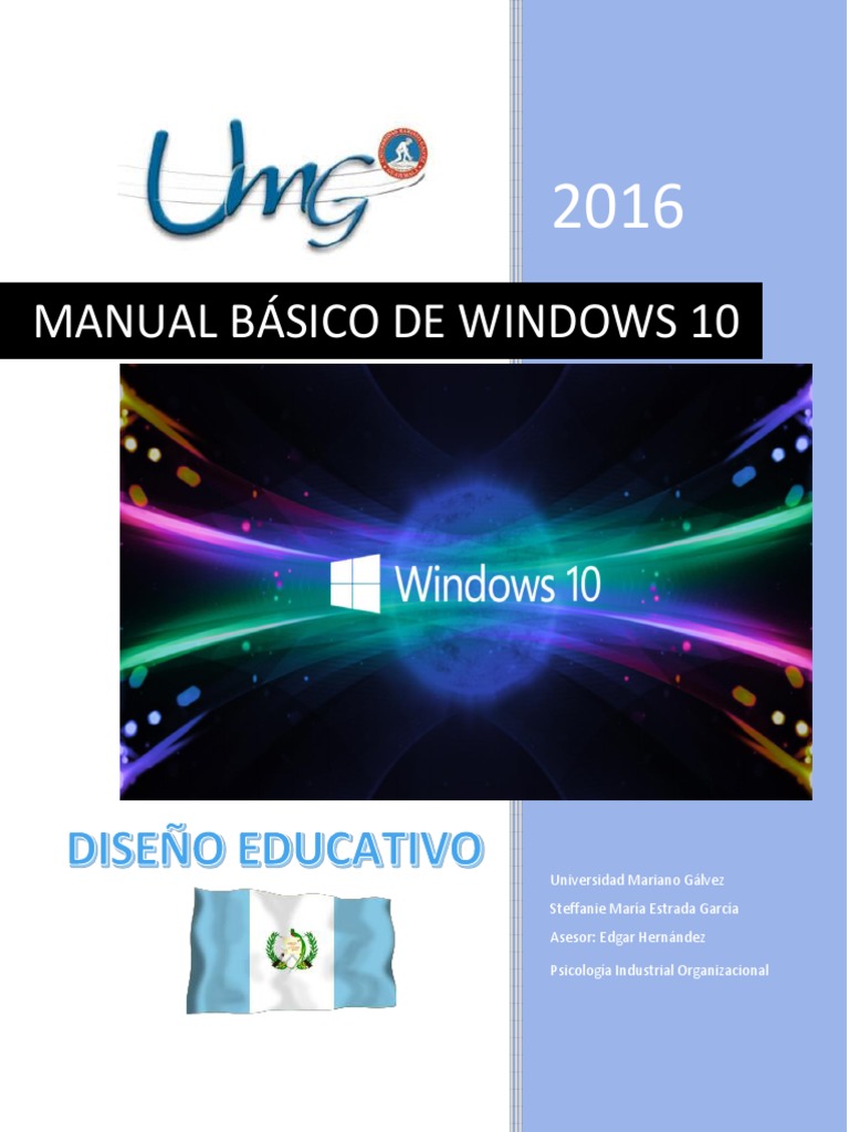 Manual Básico de Windows 10 | PDF | Windows 10 | Microsoft Windows