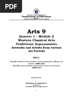 G9 MODULE ARTS 1st Quarter | PDF | Paintings | Composition (Visual Arts)