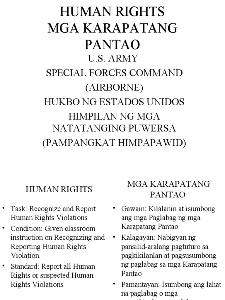 Human Rights | PDF