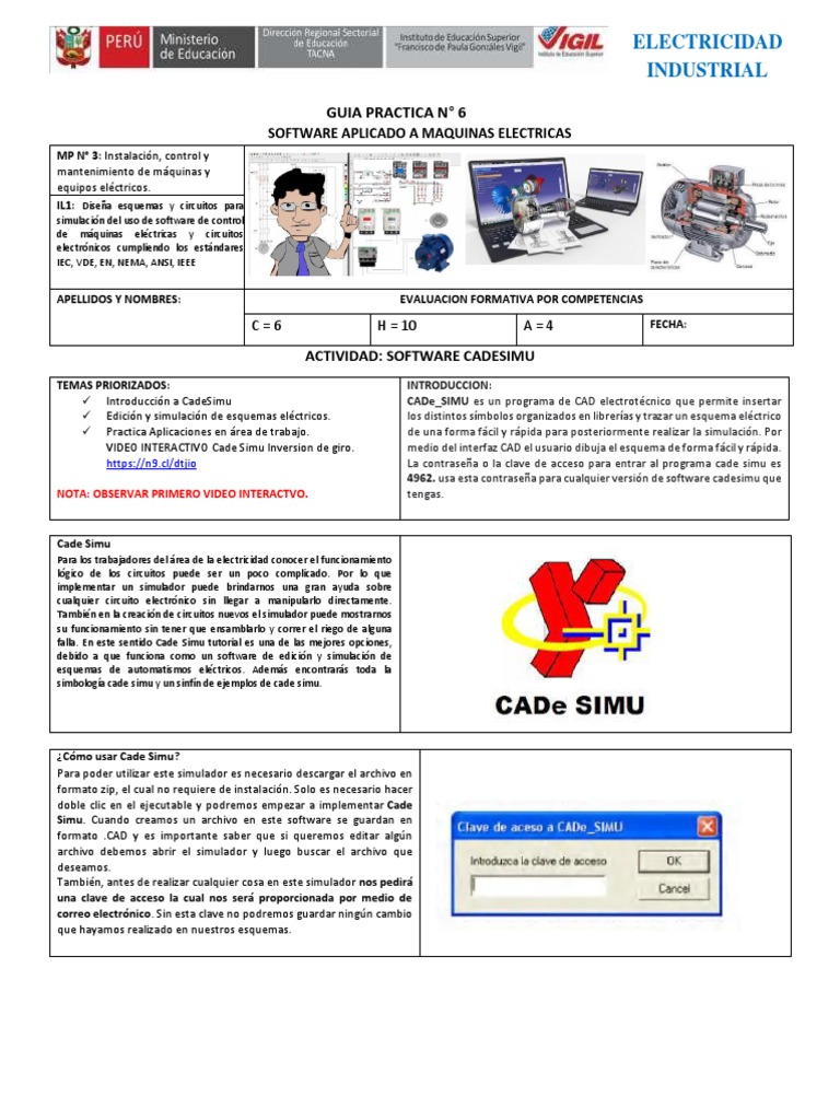 6 Practicas Cadesimu | PDF | Software | Programa de computadora