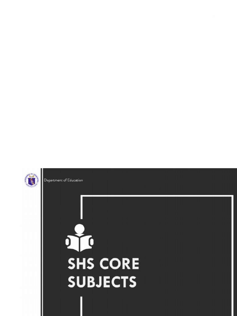 K To 12 MELCS SHS Core Subjects | PDF | Rock (Geology) | Earth Sciences