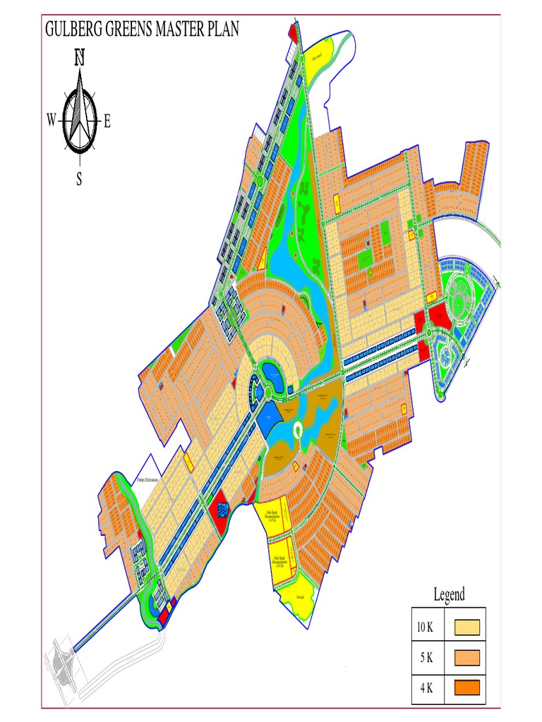 Gulberg Map 2023 (IBECHS)-Model | PDF
