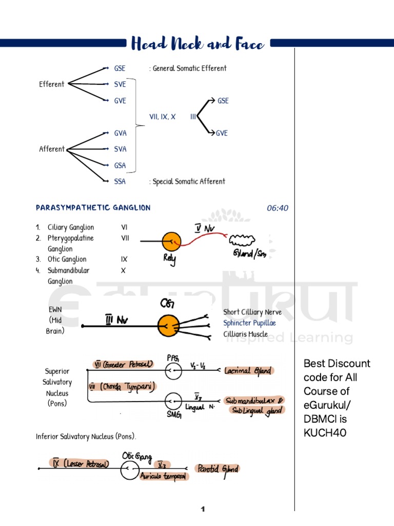 Anatomy Rapid Express Notes EGurukul 2023 | PDF | Larynx | Hand