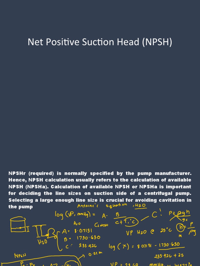 Net Positive Suction Head 3A | PDF | Technology & Engineering
