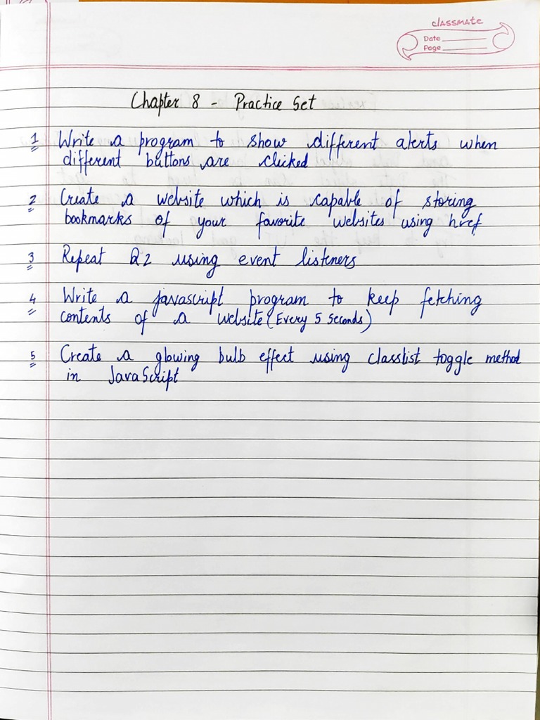 Chapter 8 - Practice Set | PDF