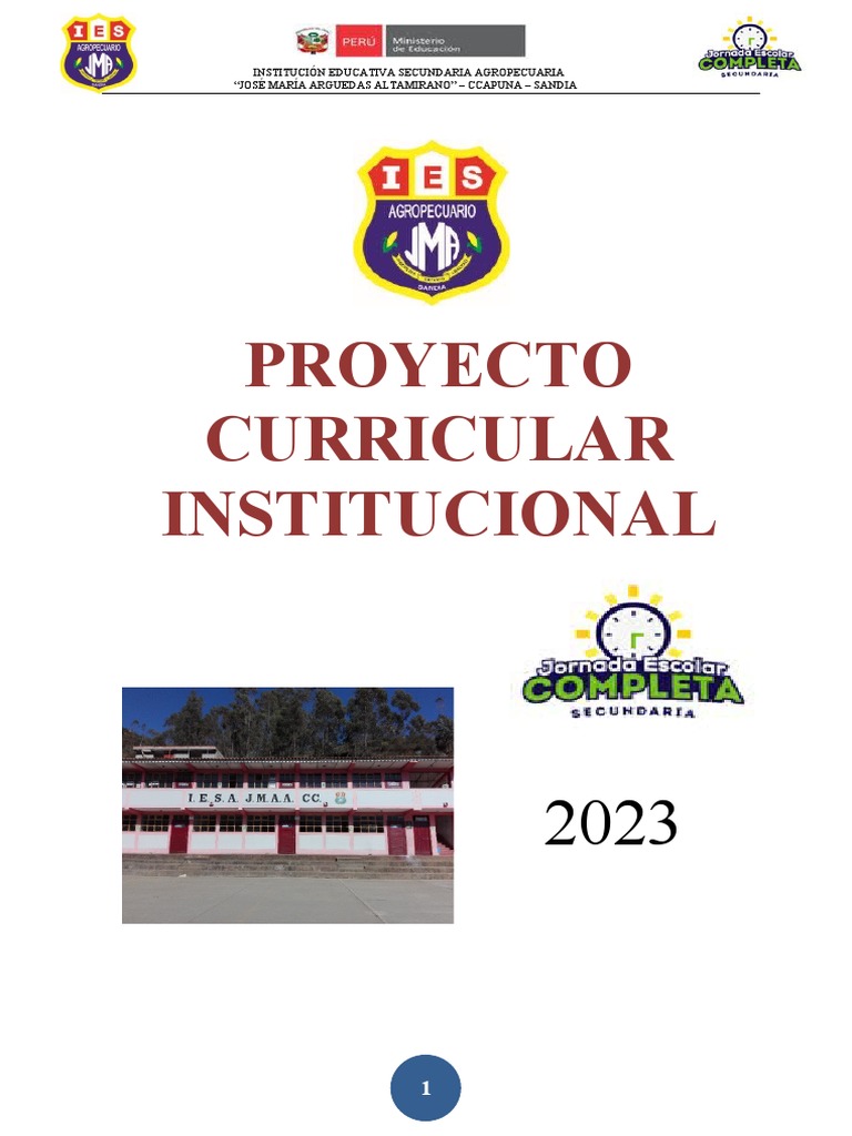 Pci Jmaa 2023 | PDF | Plan de estudios | Enseñando
