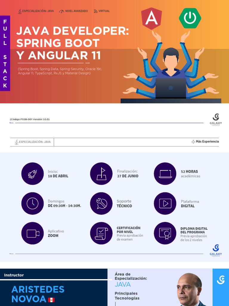 Temario - Full Stack Java | PDF | Java (lenguaje de programación ...