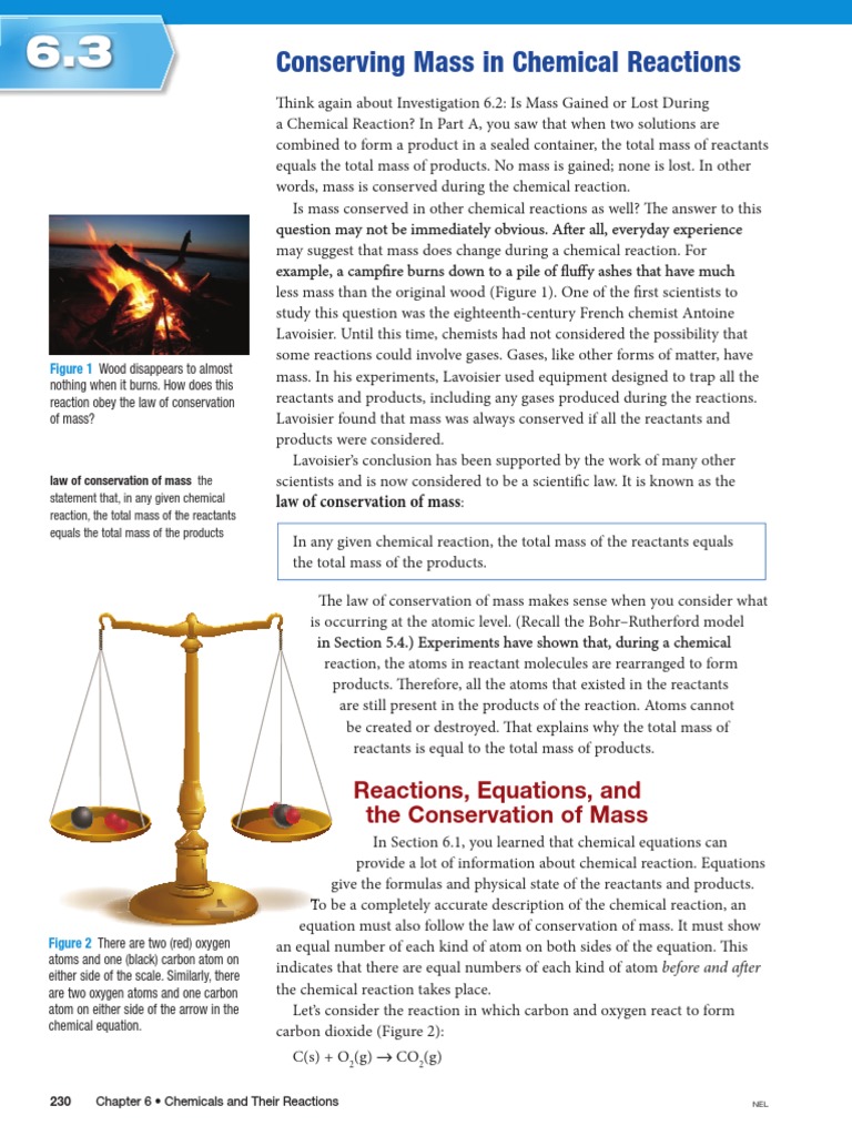 6.3 Textbook | PDF | Chemistry | Chemical Reactions