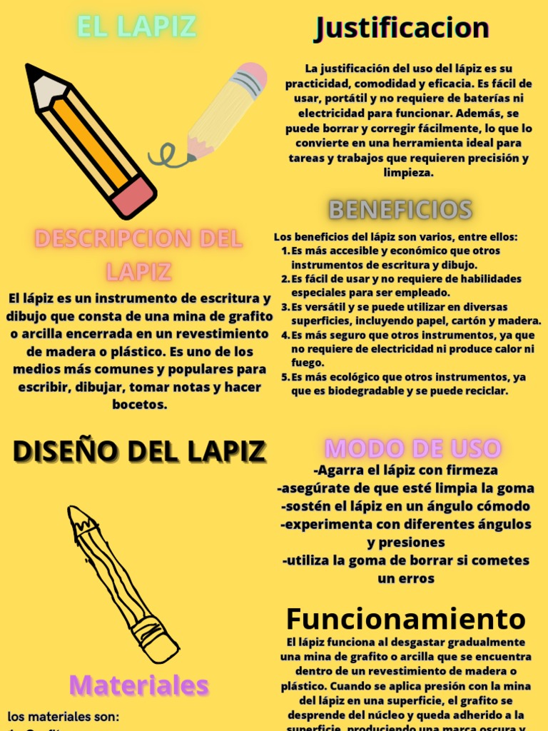 El Lapiz | PDF | Lápiz | Materiales