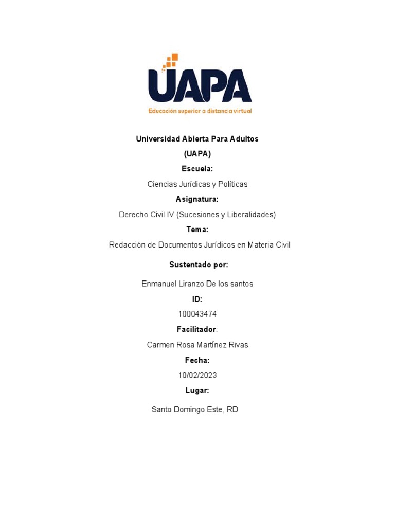 Tarea 4 - Redaccion de Documentos Juridicos | PDF | Anulación | Gobierno