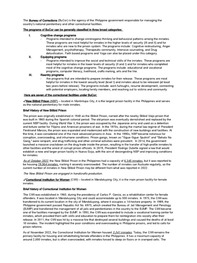 7 Correctional Institution | PDF | Prison | Rehabilitation (Penology)